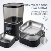 China Bidirectional Video 5L Smart Pet Feeder Camera WiFi App Control Automatic Cat Dog Food Dispenser LPS-BVF5L for sale