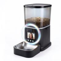 China Bidirectional Video 5L Smart Pet Feeder Camera WiFi App Control Automatic Cat Dog Food Dispenser LPS-BVF5L for sale