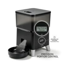 China 2L Elevated Automatic Pet Feeder Button Control Dual Power Timed Portion Dog Cat Food Dispenser for sale