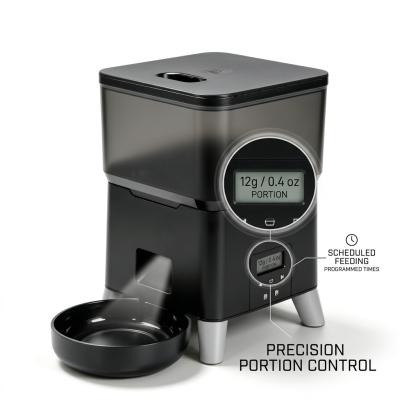 China 2L Elevated Automatic Pet Feeder Button Control Dual Power Timed Portion Dog Cat Food Dispenser for sale