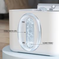 China Wireless Rechargeable Pet Water Fountain 3L Battery Operated 304 Stainless Steel Automatic Dispenser for Cats Dogs for sale