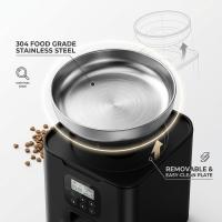 China PFF045 5.6L Auto Pet Food Dispenser 4-Meal Portion Timer 304 Stainless Steel Voice Call for Cats Dogs for sale