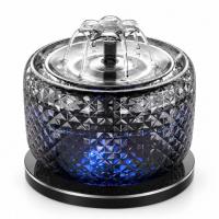 China 3.5L Wireless Sensor Pet Water Fountain 5000mAh Battery 304 Stainless Steel Auto Circulation Dispenser for Cats for sale