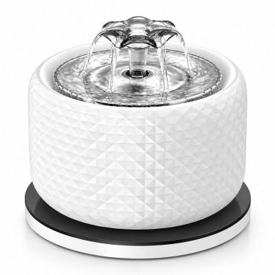 China SHW02AP Wireless Smart Pet Water Fountain 3.5L 5000mAh Battery 304 Stainless Steel Tuya App Control Dispenser for Cats for sale