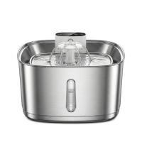 China W01S 3.2L Wireless Sensor Pet Water Fountain 4000mAh Battery 304 Stainless Steel 3 Modes for Cats Dogs for sale