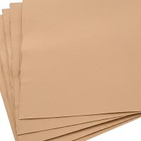 China Brown Kraft Cookie Silicone Coated Baking Paper Table Mat Food Placemats Sheet for sale
