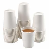 China Scalloped Disposable Compostable Paper Cups 5 Ounce Multipack for sale