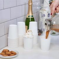 China Scalloped Disposable Compostable Paper Cups 5 Ounce Multipack for sale