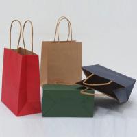 China Flat Packing Paper Retail Shopping Bags Bulk Lightweight for Cosmetic Packaging for sale