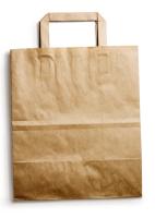 China Custom Logo Printed Paper Bags Compact For Shopping 15-50 Micron for sale