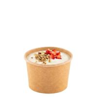 China Food Service Paper Dessert Cups For Gelato Ice Cream Biodegradable Customized for sale