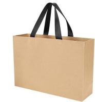 China Reusable Kraft Paper Gift Bags Personalized For Anniversaries Weddings for sale