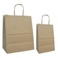 China Lightweight Flat Brown Grocery Bags Euro Tote Bags Cosmetic Packaging for sale