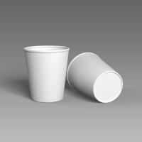 China FDA Approved White Recyclable Paper Cup 12 Oz For Catering And Parties for sale