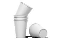 China FDA Approved White Recyclable Paper Cup 12 Oz For Catering And Parties for sale