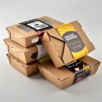 China 8 Oz Takeaway Kraft Paper Food Bowl 100% Biodegradable Customized for sale