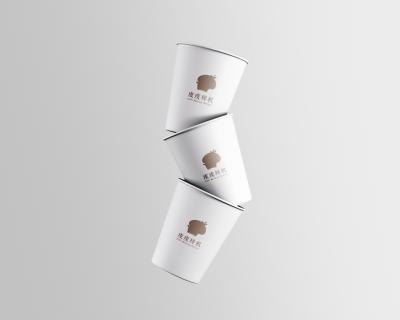 China FDA Approved White Recyclable Paper Cup 12 Oz For Catering And Parties for sale