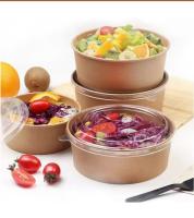 China Stackable 32 Oz Paper Bowl Disposable For Hot Food Gravure Printing ODM for sale