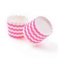 China Bulk Disposable Serving Paper Dessert Cups For Frozen Yogurt Scalloped Edges for sale