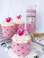 China Recyclable Birthday Party Paper Dessert Cups For Ice Cream Sundae OEM for sale