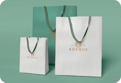 China Personalized Foldable Paper Packaging Bag Lightweight Eco Friendly for sale
