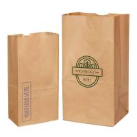 China Bulk Biodegradable Paper Retail Shopping Bags Grocery Shopping Custom Logo Printing for sale