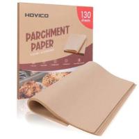 China Oven Safe Siliconised Baking Paper Liner Disposable Sheet White 12x16 Inch for sale
