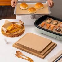 China Oven Safe Siliconised Baking Paper Liner Disposable Sheet White 12x16 Inch for sale