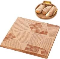 China Uncoated FDA Approved Food Grade Food Packaging Paper Sandwich Wrapping Oil Resistant Packaging for sale