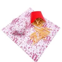 China Uncoated FDA Approved Food Grade Food Packaging Paper Sandwich Wrapping Oil Resistant Packaging for sale