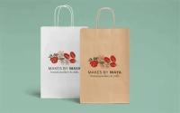 China ODM Kraft Specialty Paper Bags Custom Logo Printing For Shopping 100GSM for sale