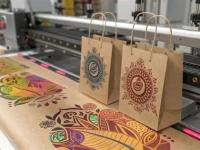 China Full Color Printing Large Specialty Paper Bags For Retail Stores 100% Recyclable OEM for sale