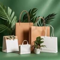 China Custom Printed Specialty Paper Bags Retail Packaging With Handles 80-150GSM for sale