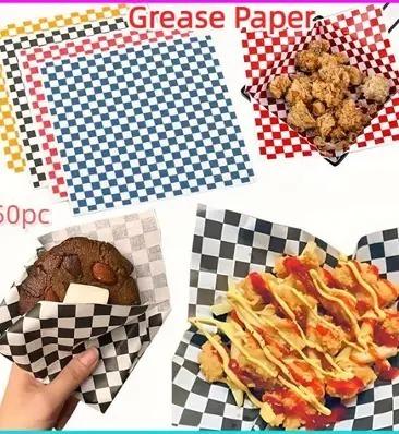 China Custom Greaseproof Food Wrapping Paper Sandwich Food Packaging Heat Resistant for sale