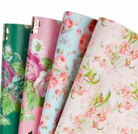 China Colorful Glossy happy birthday Halo Gift Wrap Papers Tear Resistance for sale