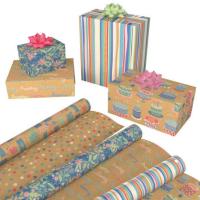 China ODM Eco Friendly Grid Gift Wrap Papers Sheet For Birthday Wedding Packing for sale