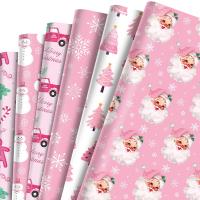 China Light Purple Blue Pink Gift Packing Paper Wrap Roll For Holidays 50gsm for sale