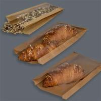 China Natural Brown Greaseproof Kraft Paper Pastry Bags Tear Resistant For Cookie for sale