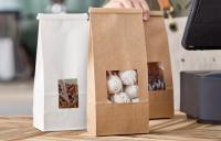 China Small Biodegradable Grease Bags For Pastry Cookies Baking Food for sale