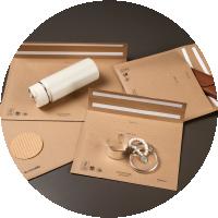 China Self Sealing Adhesive Bubble Eco Friendly Shipping Mailers Biodegradable Kraft Paper for sale