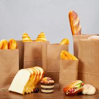 China Natural Brown Greaseproof Kraft Paper Pastry Bags Tear Resistant For Cookie for sale