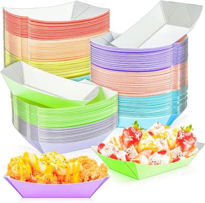 China OEM Melamine Brown Paper Serving Tray For Catering And Events for sale