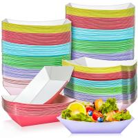 China Ovenable Oval Disposable Paper Food Tray 5 Lb Mass Production for sale