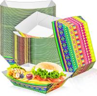 China Bulk Hot Dog Paper Trays Serving Boat For Appetizers Desserts for sale