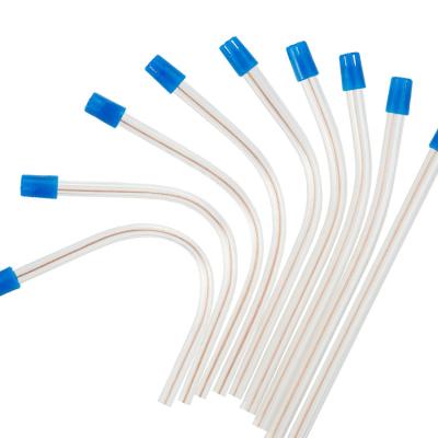 China Dental Endodoncia Por Paquetes Metal Saliva Ejector with blue tip for sale