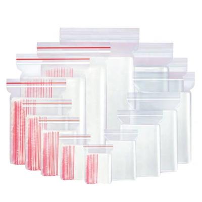 China Wholesale PE Slippers Groceries Electronic Plastic Bags PE Zip lock Bags for sale
