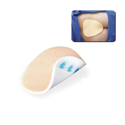 China Sacoroccygeel Medical PU and Silicon Waterproof Foam Dressing Wound Care Self Adhesive for sale