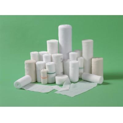 China Medical Comfortable PBT Plain and Crepe Elastic Bandage with Soft and Economical for sale
