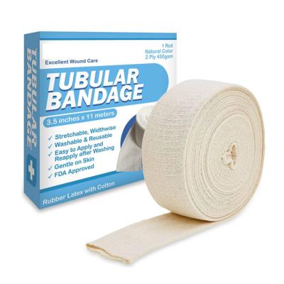 China AS-H01 Tubular bandage/stockinette/tubifix and tubinet bandage/tubular elastic net dressing with certificates for sale
