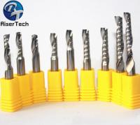 China 3.175mm Single Flute Cutter Carbide End Mill For Cutting And Engraving for sale